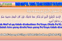 Fiil Madhi, Pengertian, Beberapa contoh dan Pejelasannya